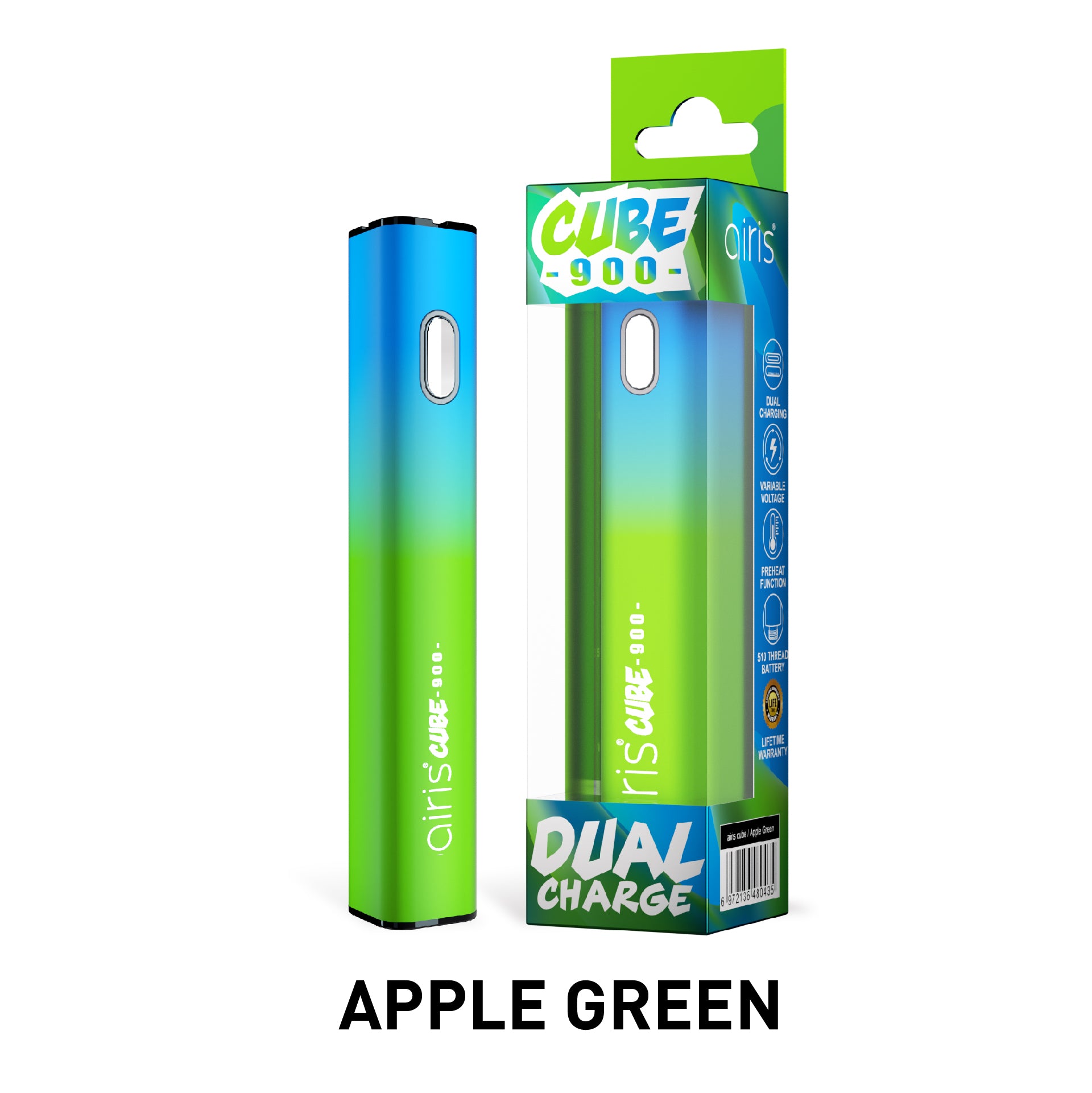 Airis Cube 900 mah Cart Battery - Dual Charge