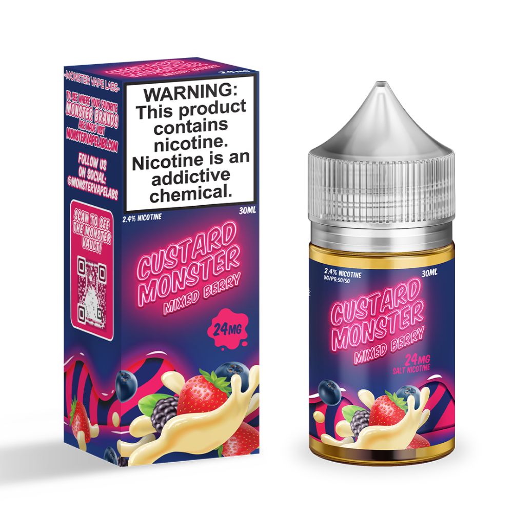 Custard Monster Mixed Berry Salts 30ml