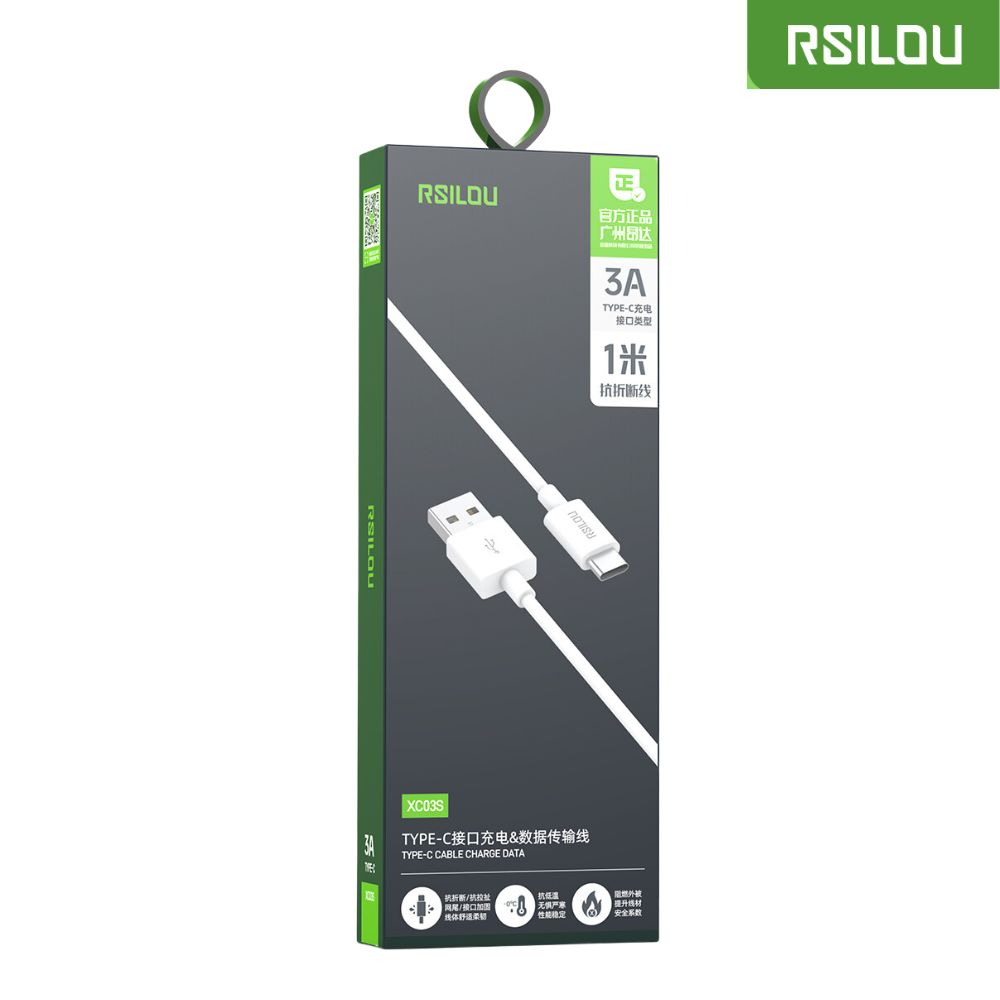 Charger Cable – USB to USB-C 3ft Length